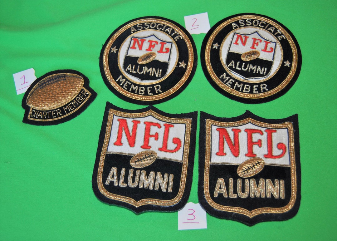 NFL Alumni Association Member Patches Vintage Abggoodstuff - Etsy