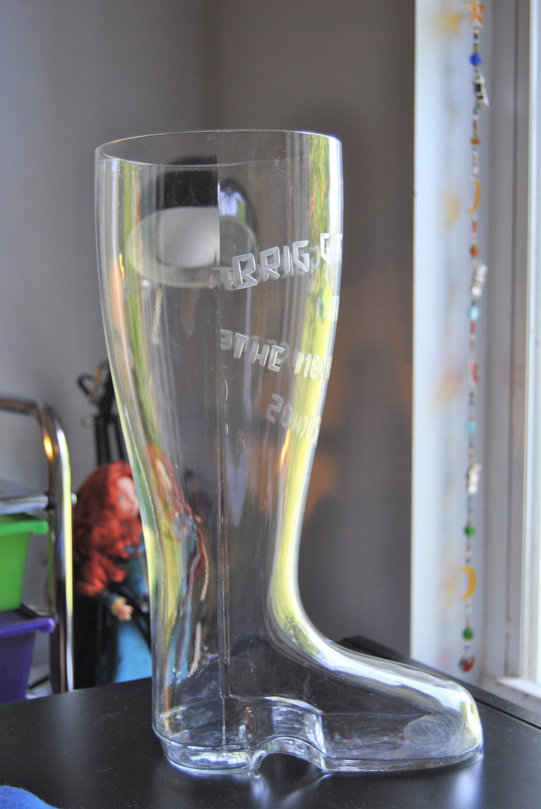 Vintage Glass Boot Award - Etsy