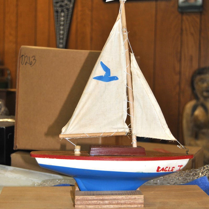 Toy Sailboat - Etsy