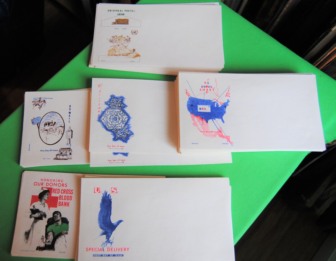 Artist's Samples Commemorative Envelopes First Day of Issue Vintage ...