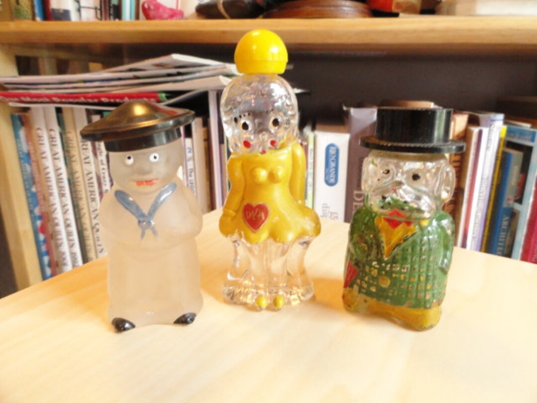 Vintage British Figures Perfume Bottles - Etsy