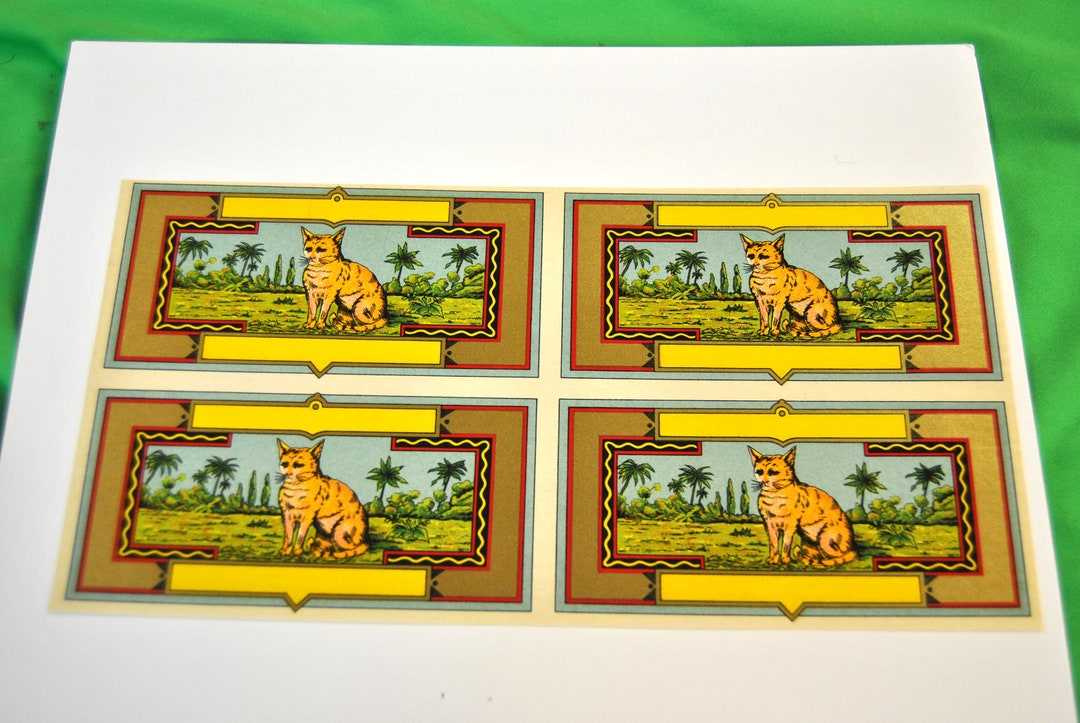 Antique Lithograph Product Labels - Etsy