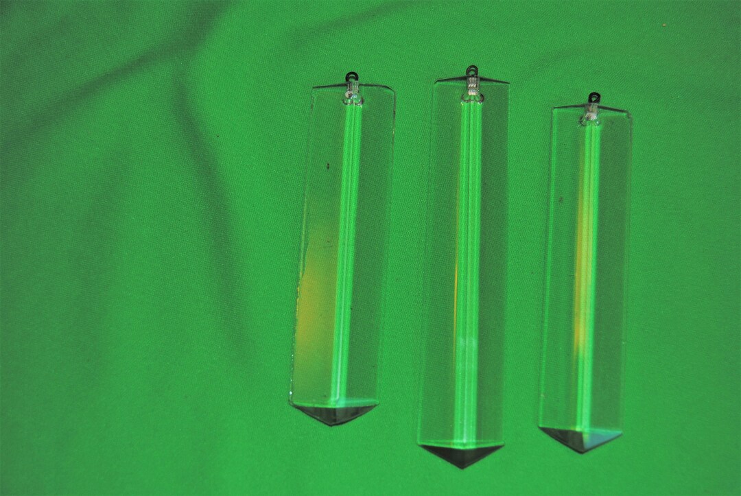 Antique Original Colonial Cut Prism Crystals - Etsy