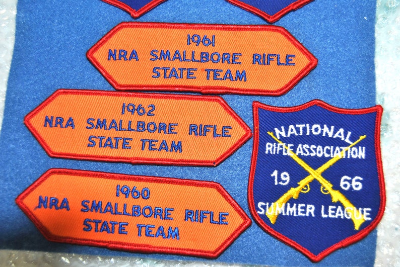 Vintage 1960s NRA Rifle Competition and League Patches - Etsy