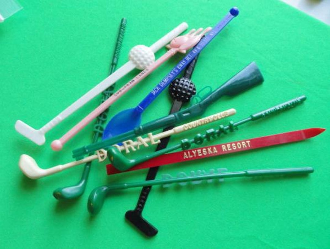 Swizzle Sticks Sport Theme Vintage Abggoodstuff - Etsy