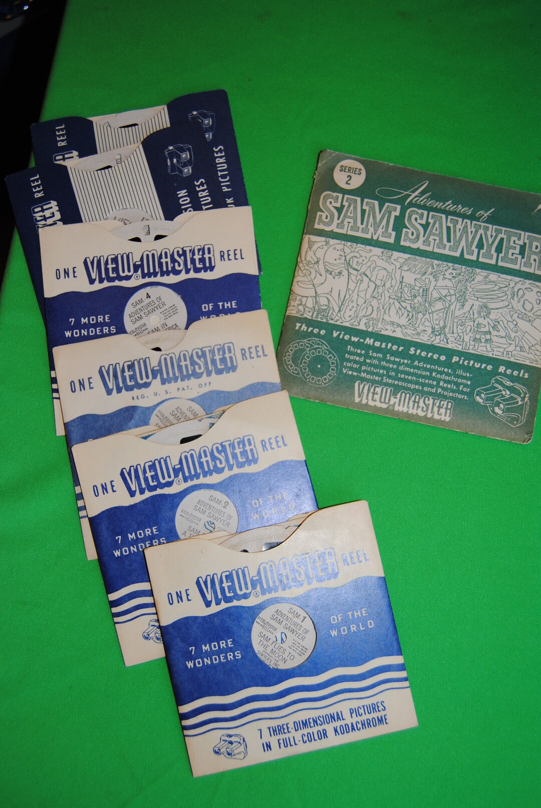 View-master Adventures of Sam Sawyer Reels 6 Reels Vintage - Etsy