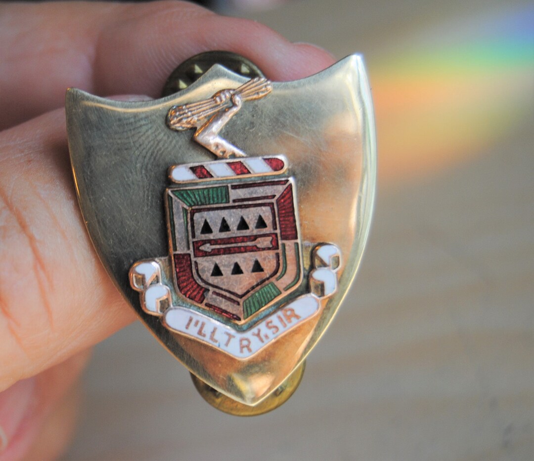 Vintage U.S. Army 5th Infantry Regiment Unit Crest I'll Try, Sir - Etsy