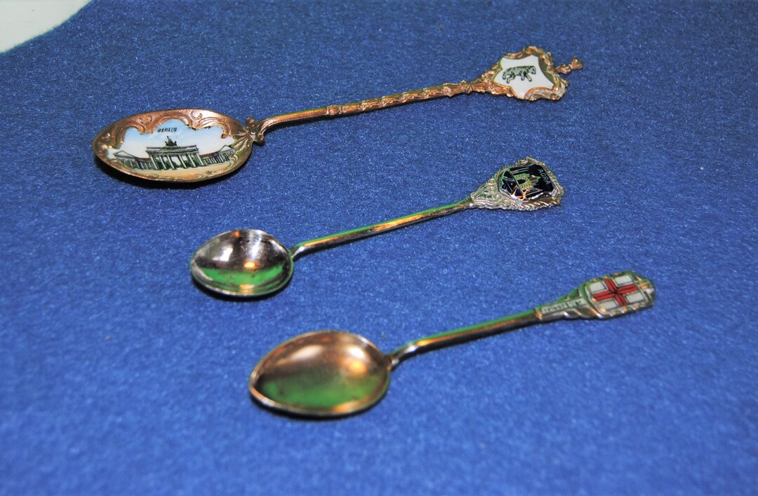Vintage International Souvenir Spoons Berlin Agra Freiburg - Etsy
