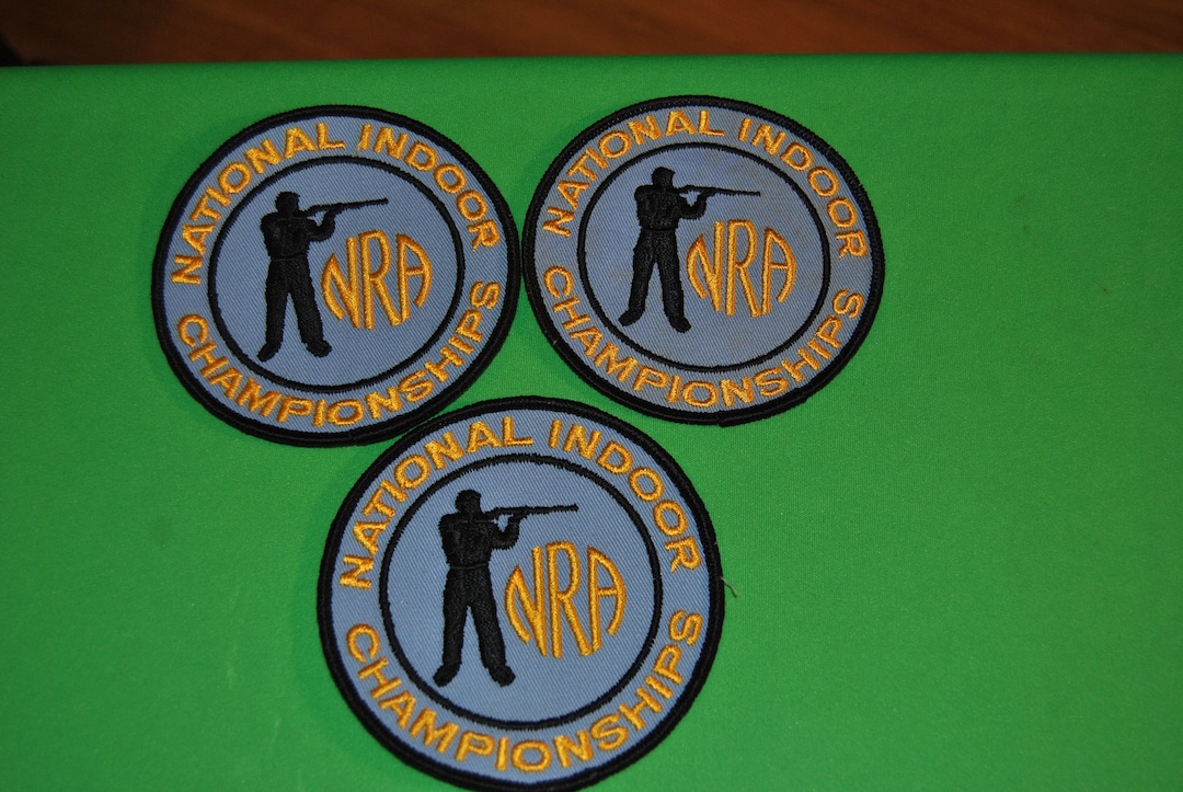 Vintage NRA National Championship Patches National Indoor Championships ...