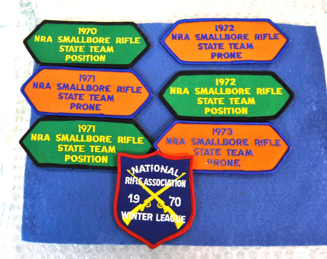 Vintage 1970s NRA Rifle Competition Team and League Patches - Etsy