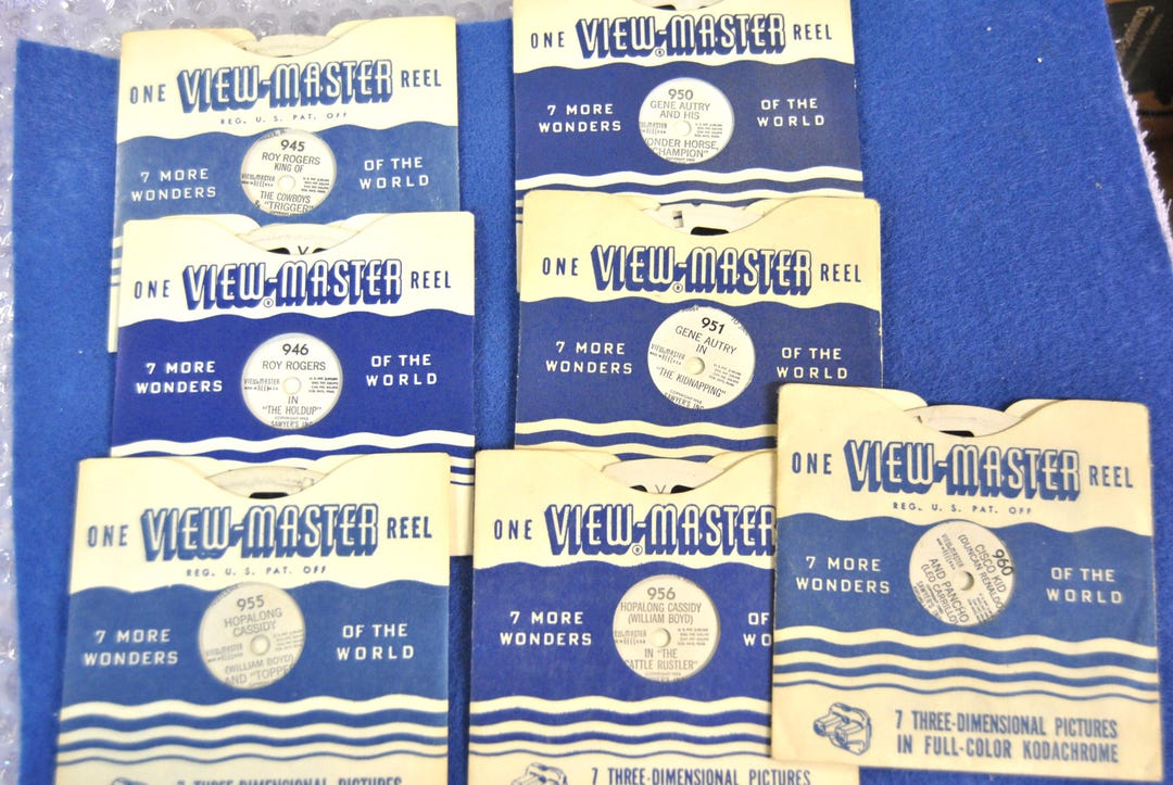 Vintage View-master TV Cowboy Stars 1950s - Etsy