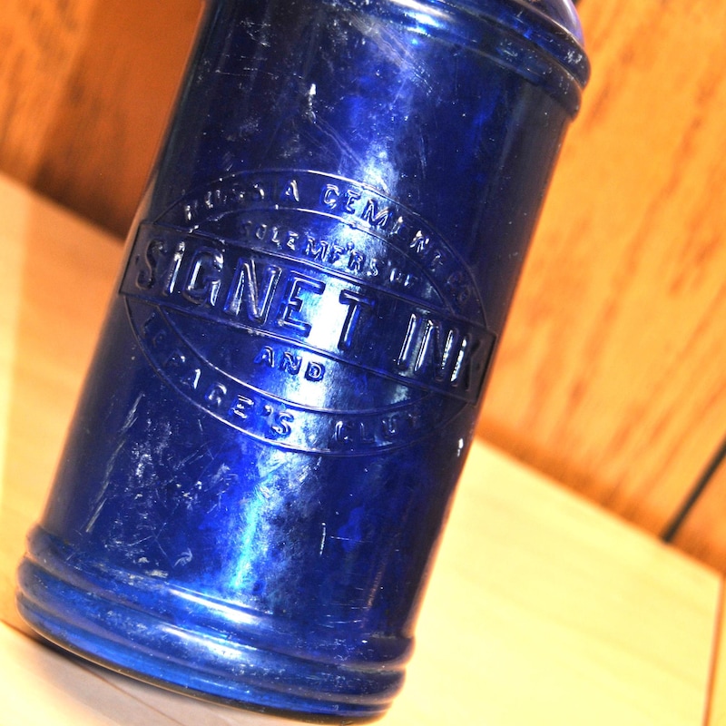 Antique Ink Bottle - Etsy