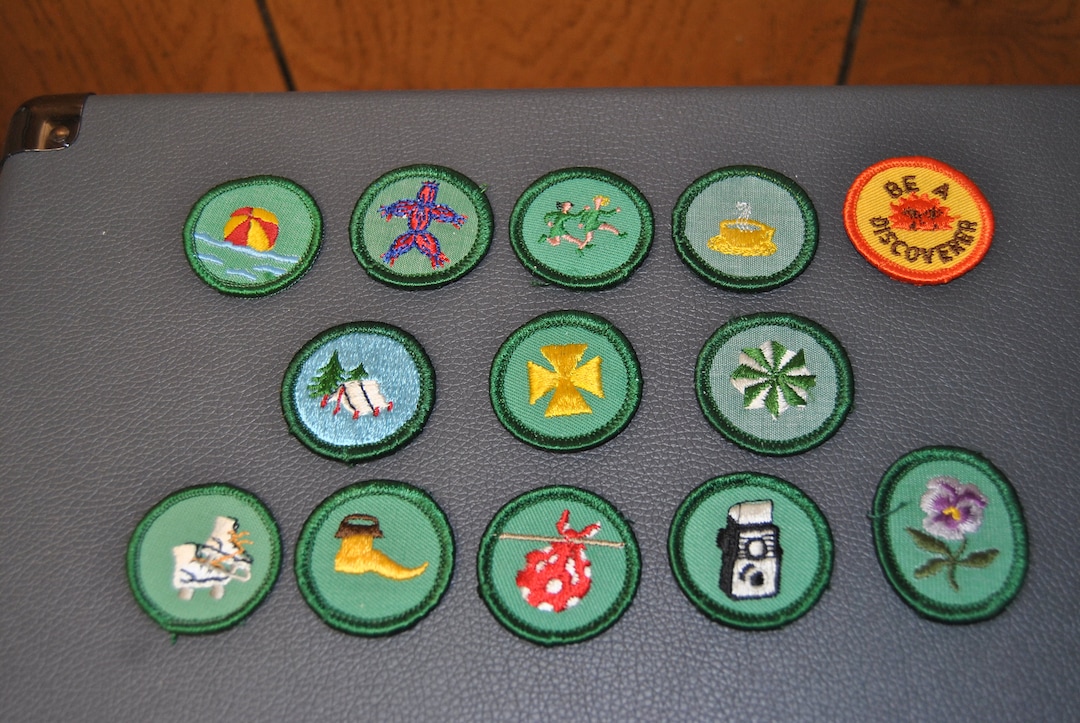 Vintage Junior Girl Scout Badges - Etsy