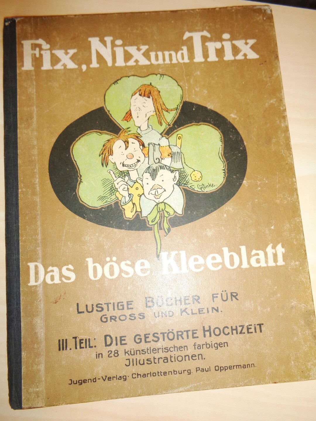 Fix, Nix and Trix Das Bose Kleeblatt Die Gestorte Hochzeit Vintage ...
