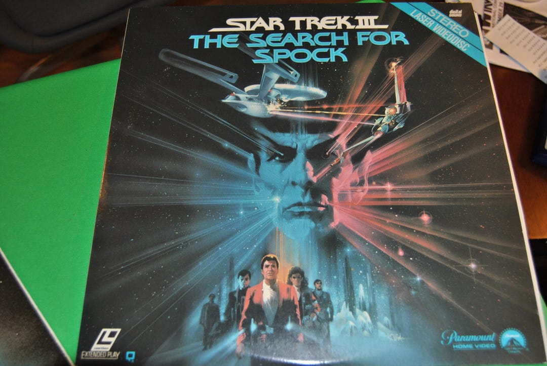Star Trek III, the Search for Spock Laser Disc Vintage Abggoodstuff - Etsy