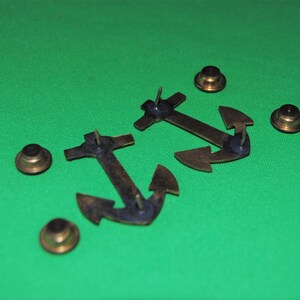 Navy Anchors Uniform Insignia Vintage Abggoodstuff - Etsy