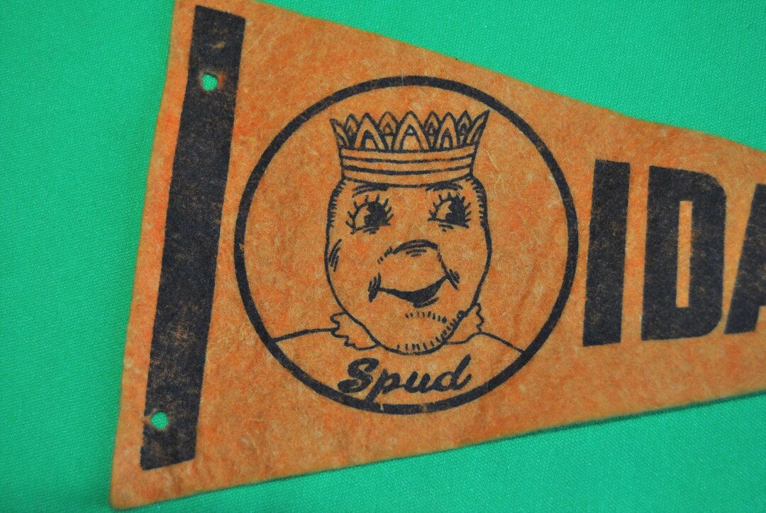 Idaho King Spud Mini Pennant Vintage 1960s Abggoodstuff - Etsy