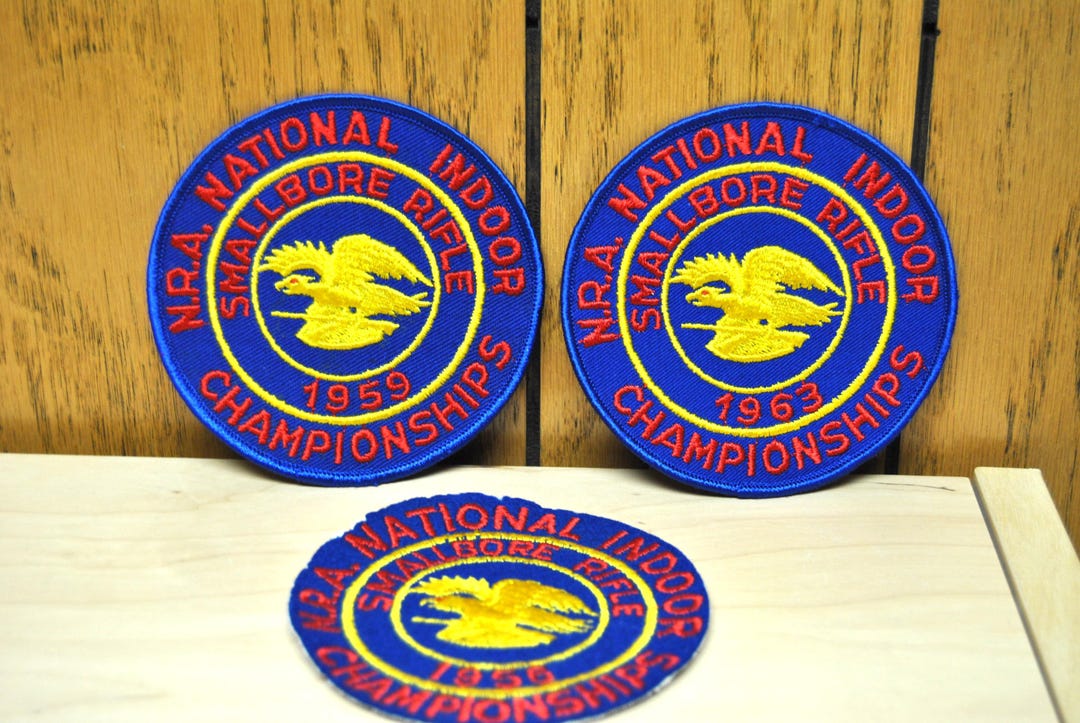 NRA National Championship Patches Vintage Abggoodstuff - Etsy