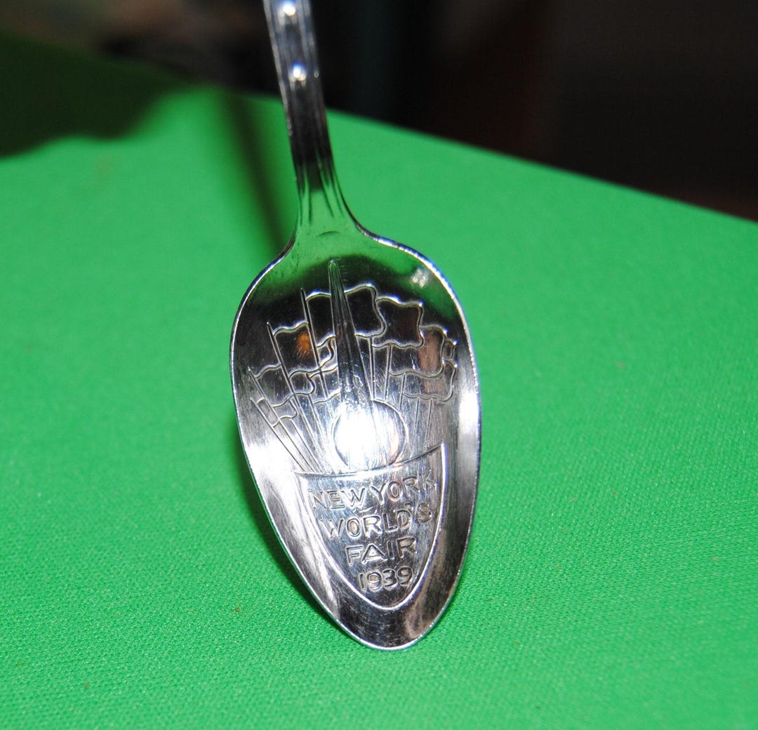1939 New York World's Fair Spoon Vintage Abggoodstuff - Etsy
