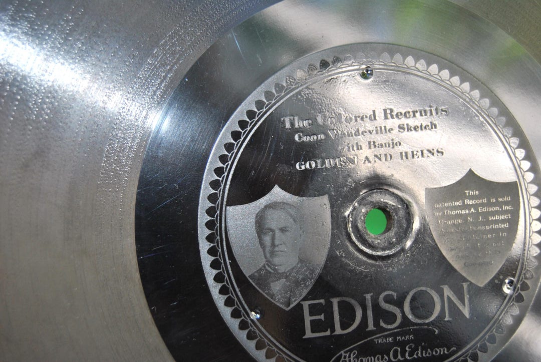 Edison Diamond Disc Record the Colored Recruits and Whistling 50470 ...