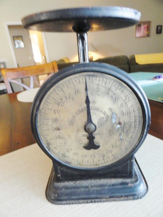Antique Chatillon's Table Top Weight Spring Scale - Etsy