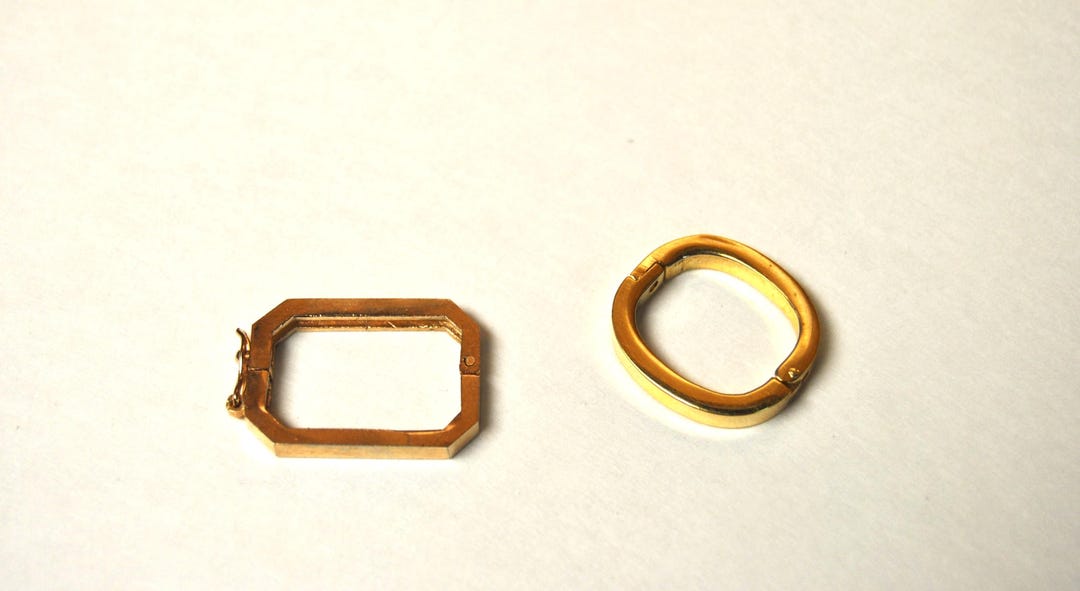 Scarf Clasps 1980s Long Necklace Clasp Vintage - Etsy