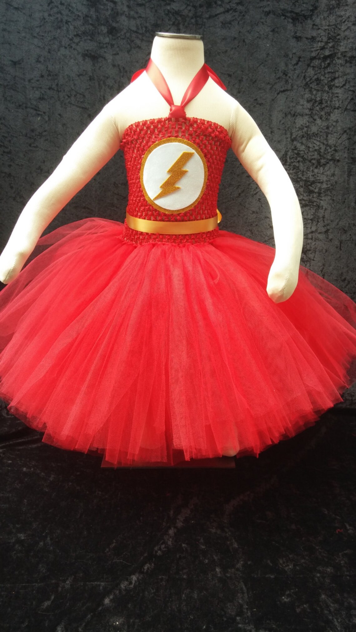 Flash Tutu Dress Flash Costume Superhero Tutu Dress | Etsy