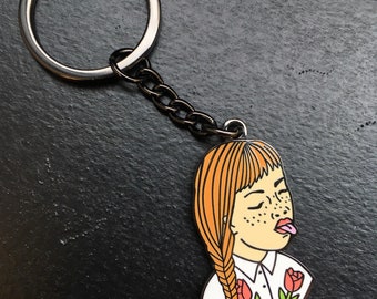 Attitude Keychain - Etsy