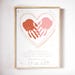 Valentine Handprint Craft, Printable | Gift for Parents, Grandma, Mom ...