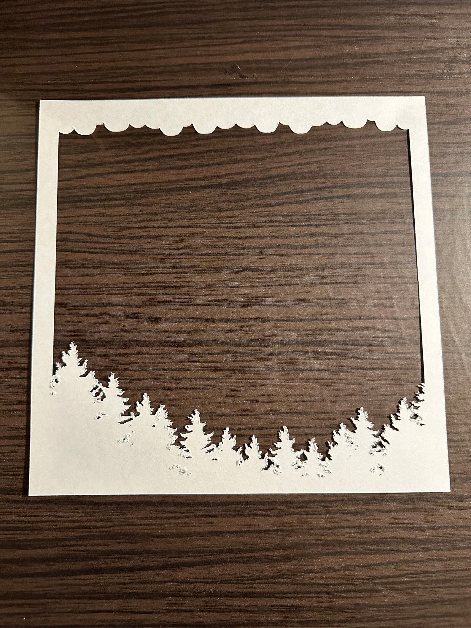 Shadow Box Tree and Moon Landscape With Hidden Lake Digital File - Etsy