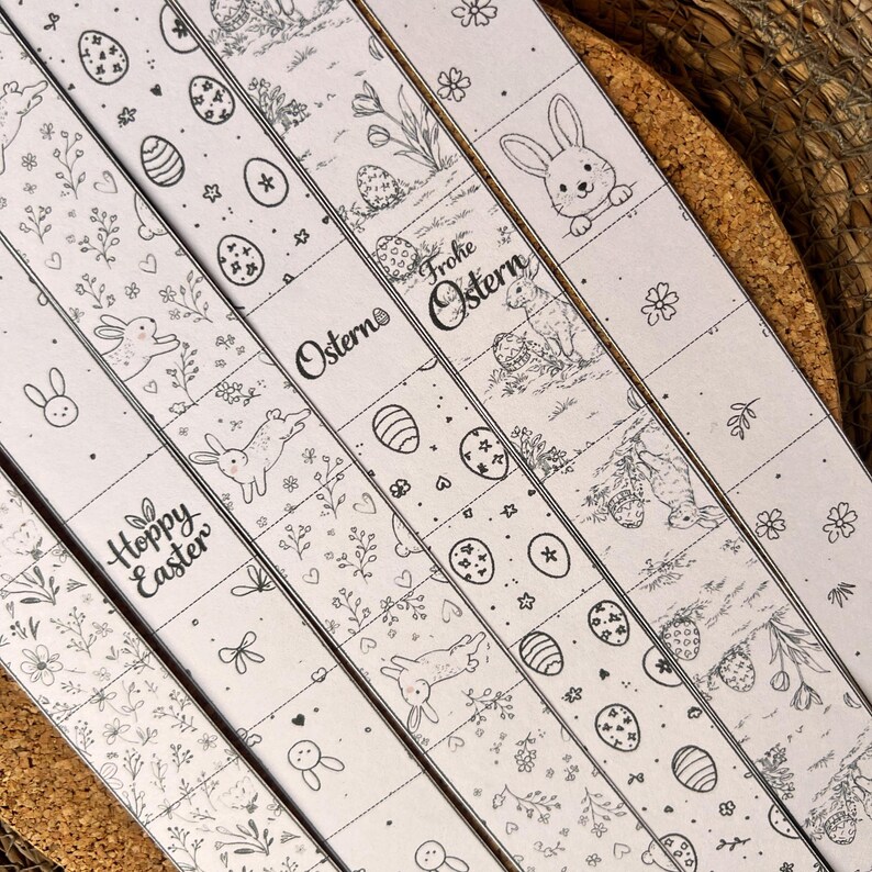 Easter Chocolate Wrapper Printable, Bunny Candy Wrapper DIY, Oster ...