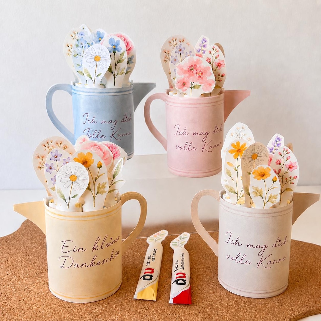 Duplo Banderole Danke Vorlage zum Ausdrucken, Blumen Geschenk, kleines ...