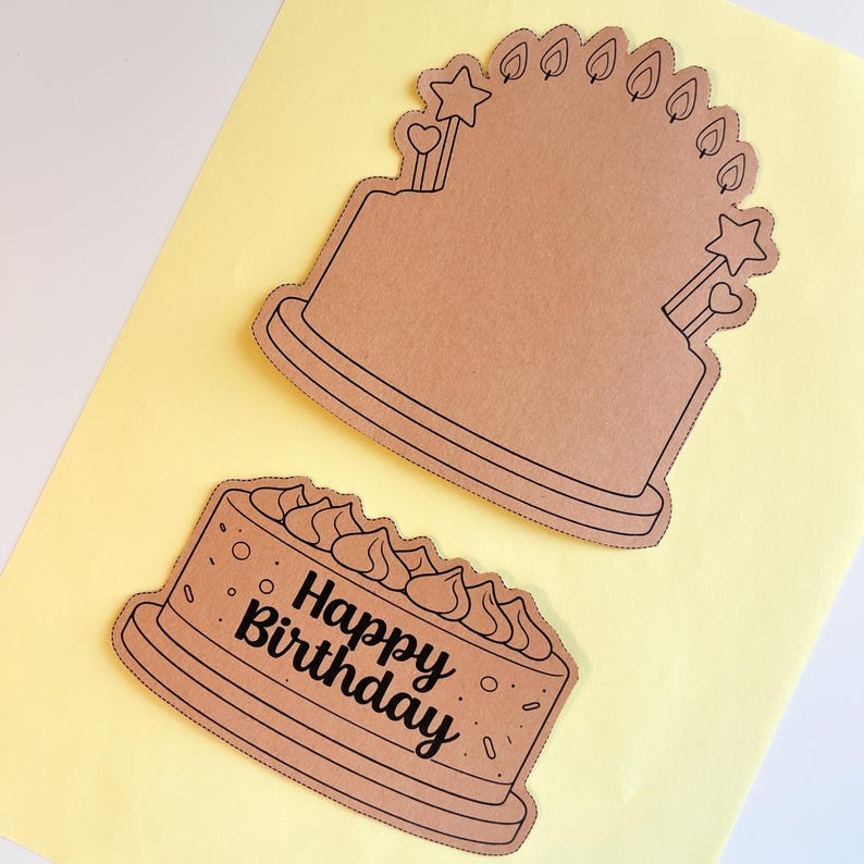 Birthday Cash Gift Cake Template, Money Holder Card With Candles, Funny ...