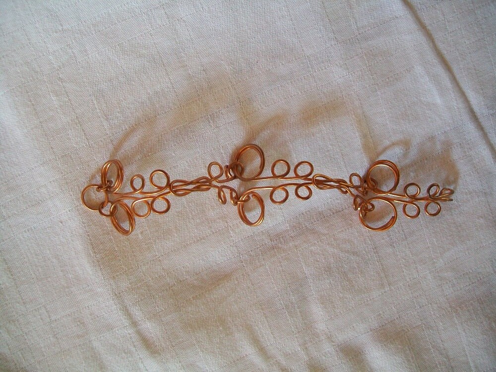 Copper Scrollwork Bracelet - Etsy