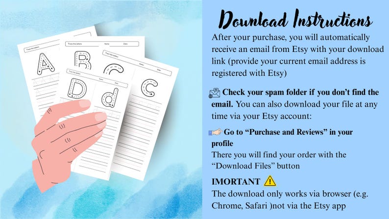 Alphabet Tracing Worksheet A-Z for Kids | Upper and Lowercase Letter ...