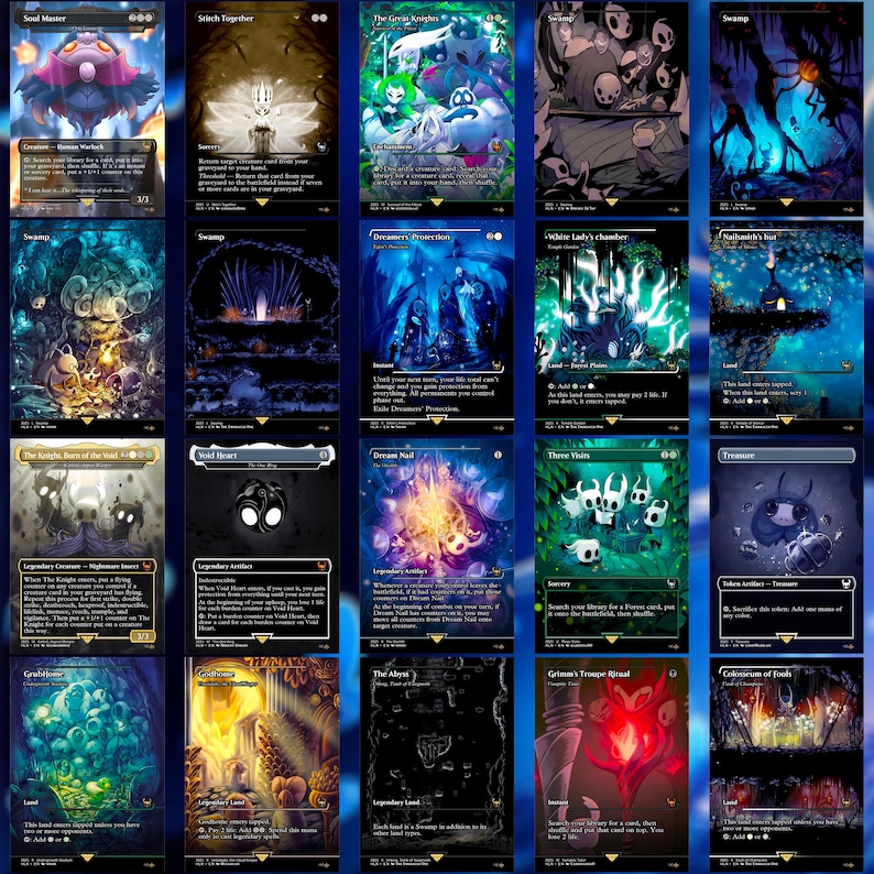 Hollow Knight Commander Deck | Custom EDH Deck 100 Cards + Tokens - Etsy