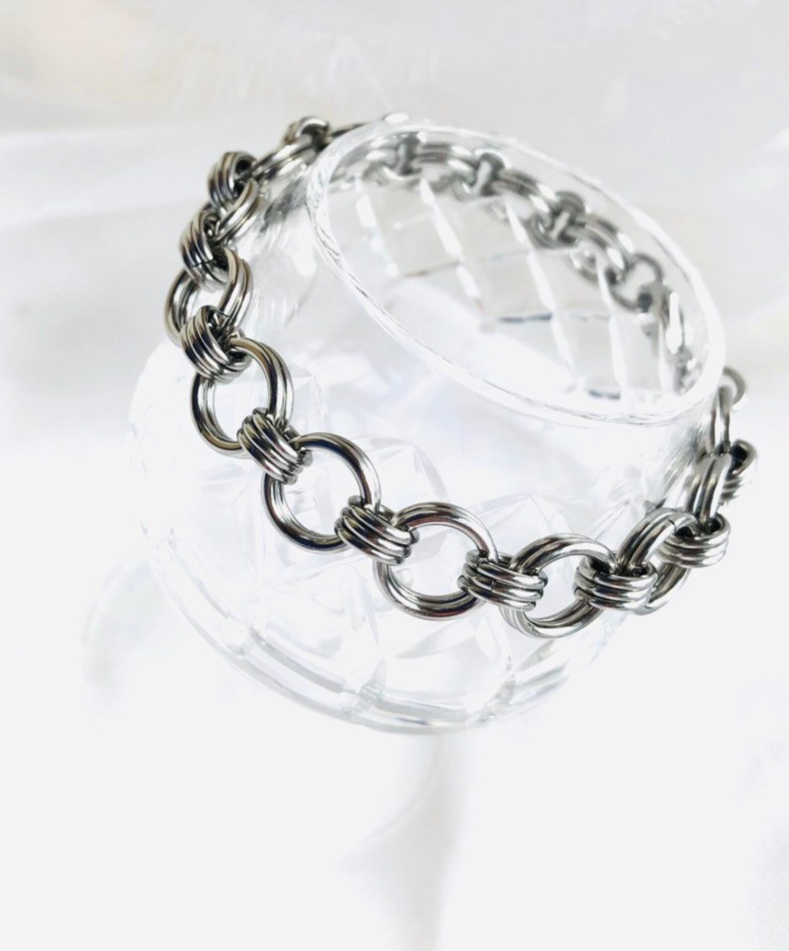Consecration Chain 2 X 3 Stainless Steel Bracelet - Etsy