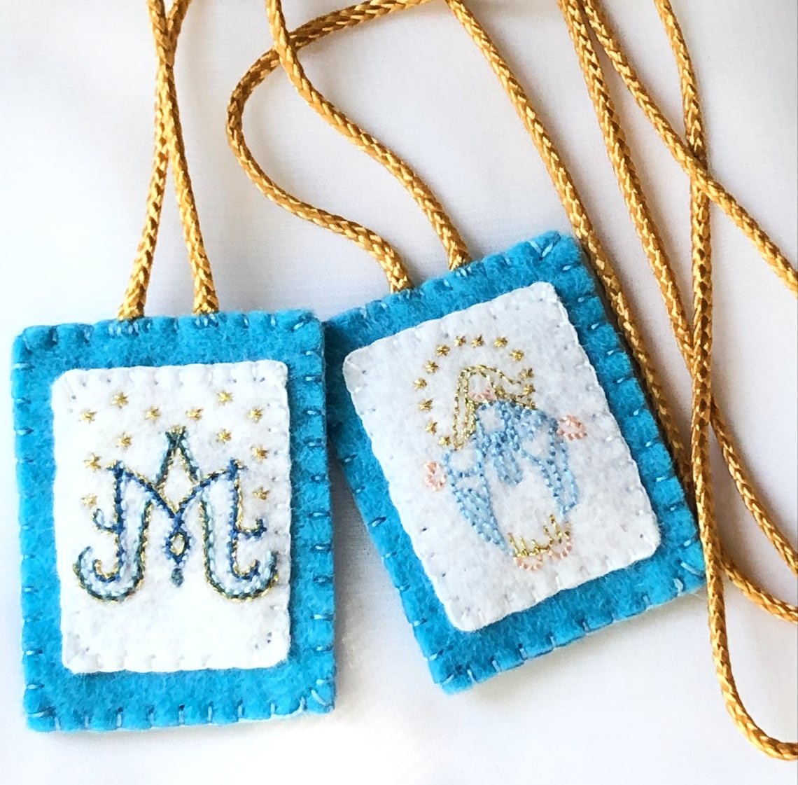 Immaculate Conception Blue Scapular - Etsy