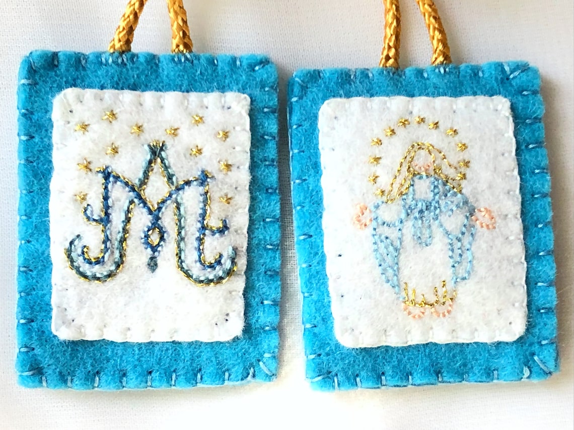 Immaculate Conception Blue Scapular - Etsy