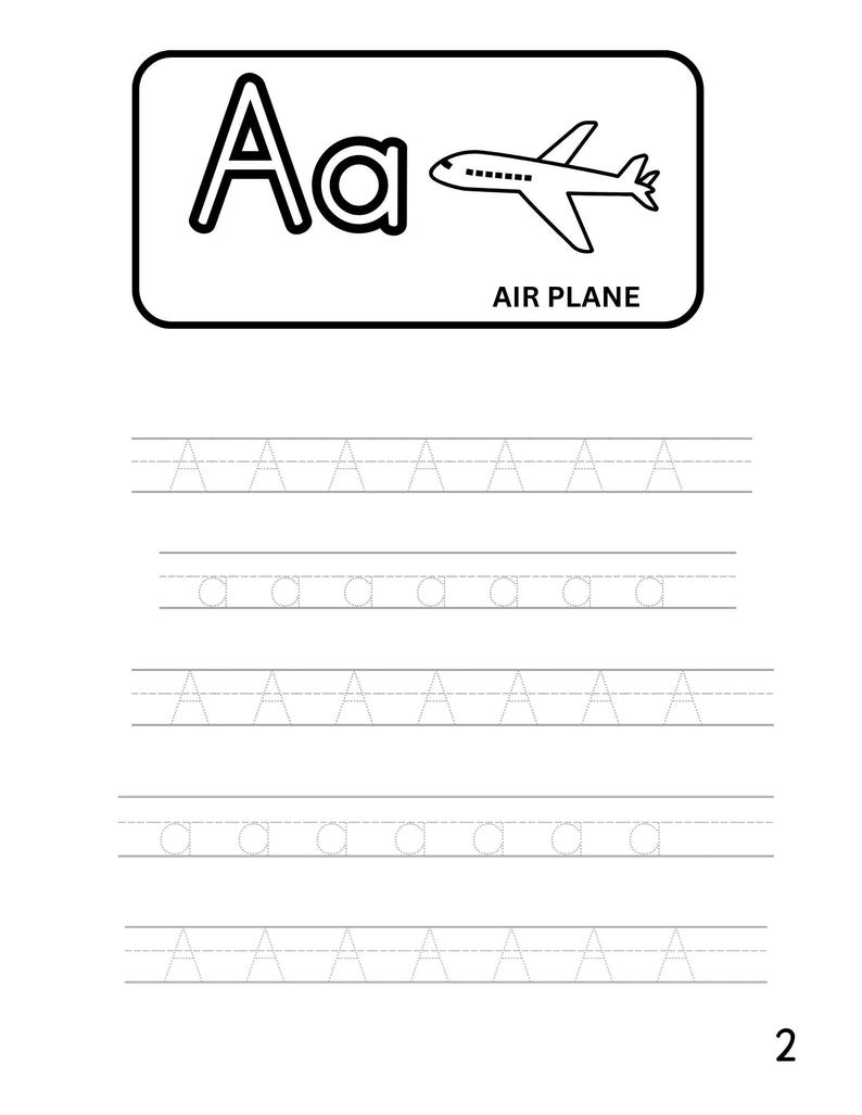 26 Printable Preschool Alphabet Tracing Worksheets. - Etsy