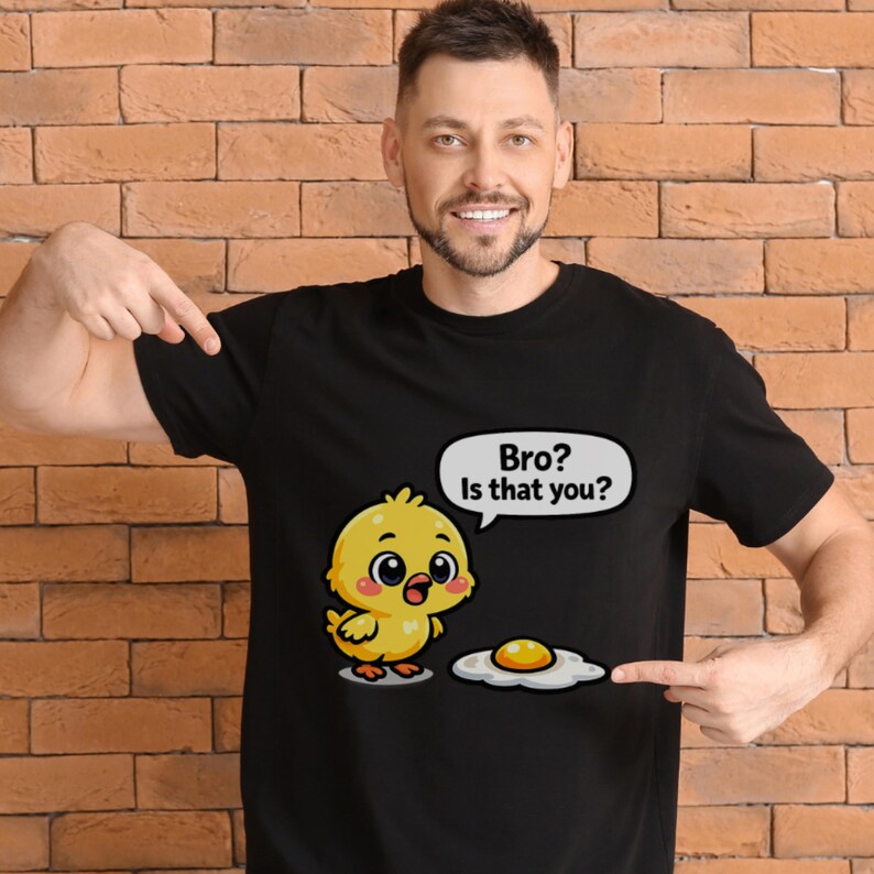 Funny Chick Meme PNG – Cartoon Graphic, T-shirt Design (digital ...
