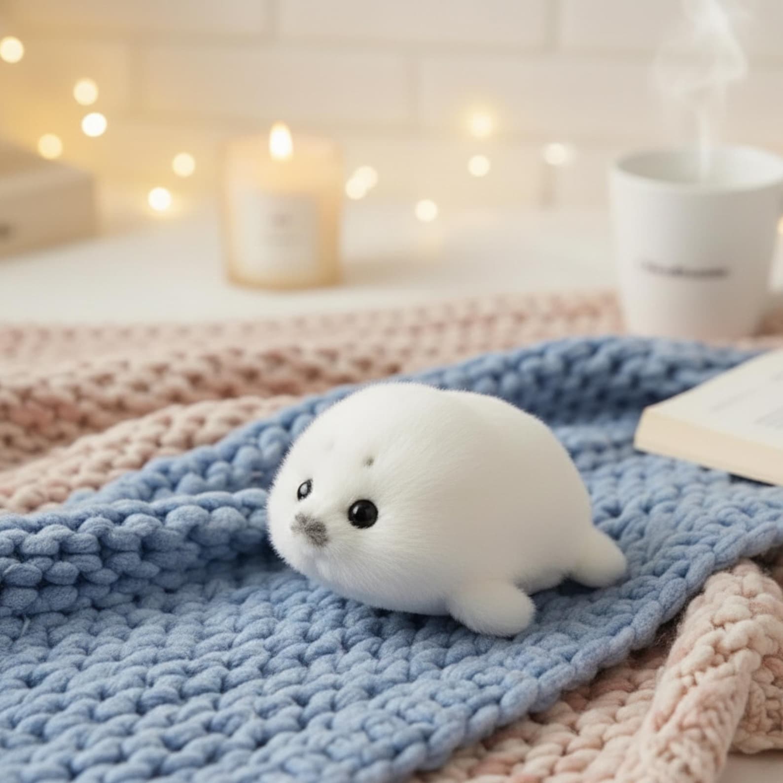 White Baby Seal Plush Toy - 12cm Soft Cuddly Marine Animal Gift - Etsy