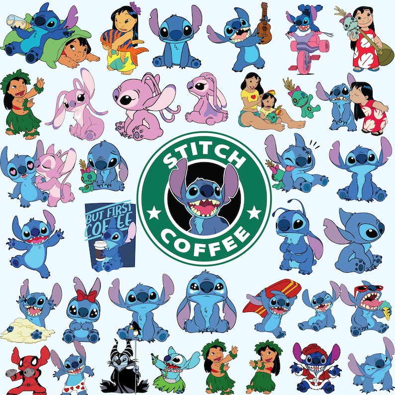 1000+ Stitch Files, Stitch Svg, Stitch Bundle, Stitch Png, Stitch ...