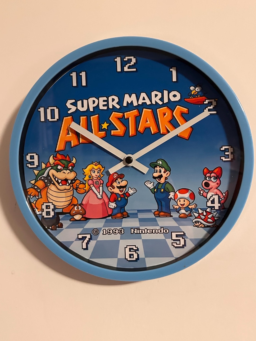 Super Mario Wall Clock 21 Cm – Retro Nintendo Gaming Decor - Etsy
