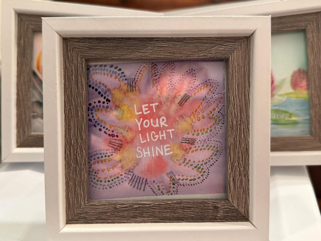 AFFIRMATION Original Watercolor Doodle - Etsy