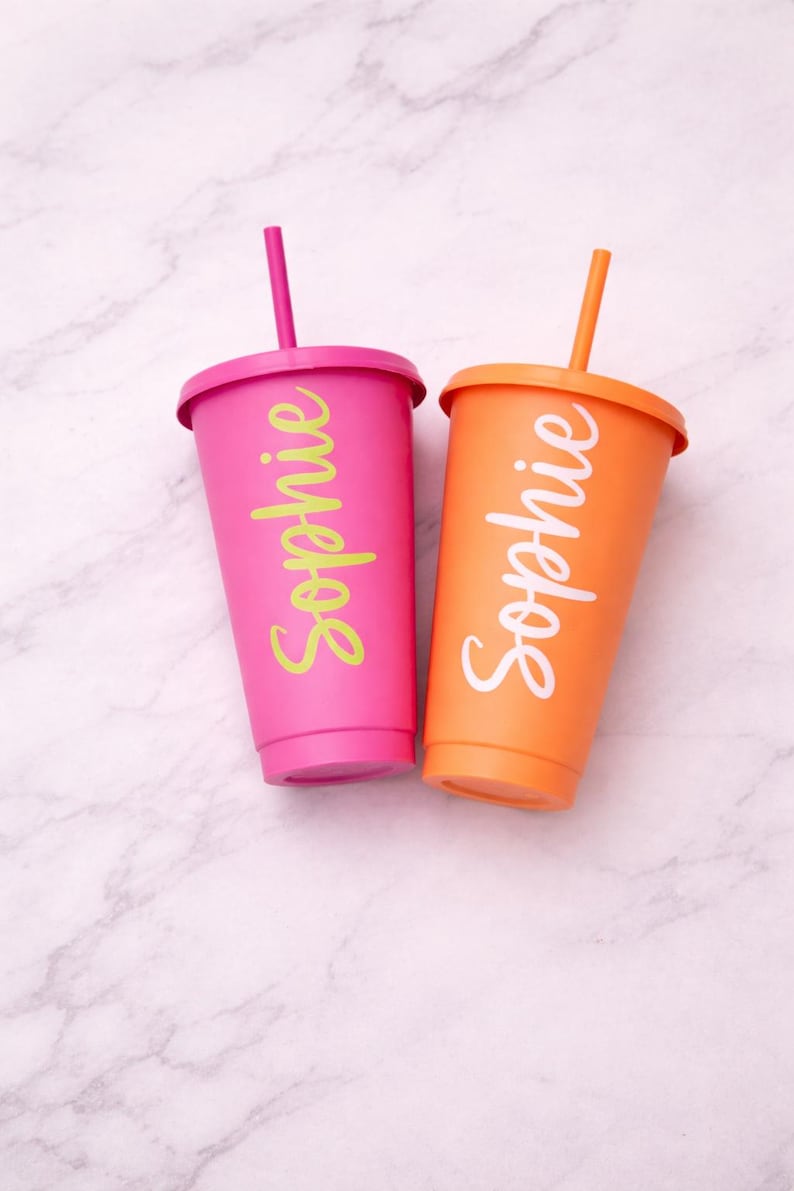 Personalized Birthday Party Cups | Custom Name Tumblers | Party Favor ...