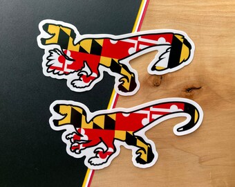 Paper Bumper Stickers Paper & Party Supplies Car Window Sticker MD Flag ...