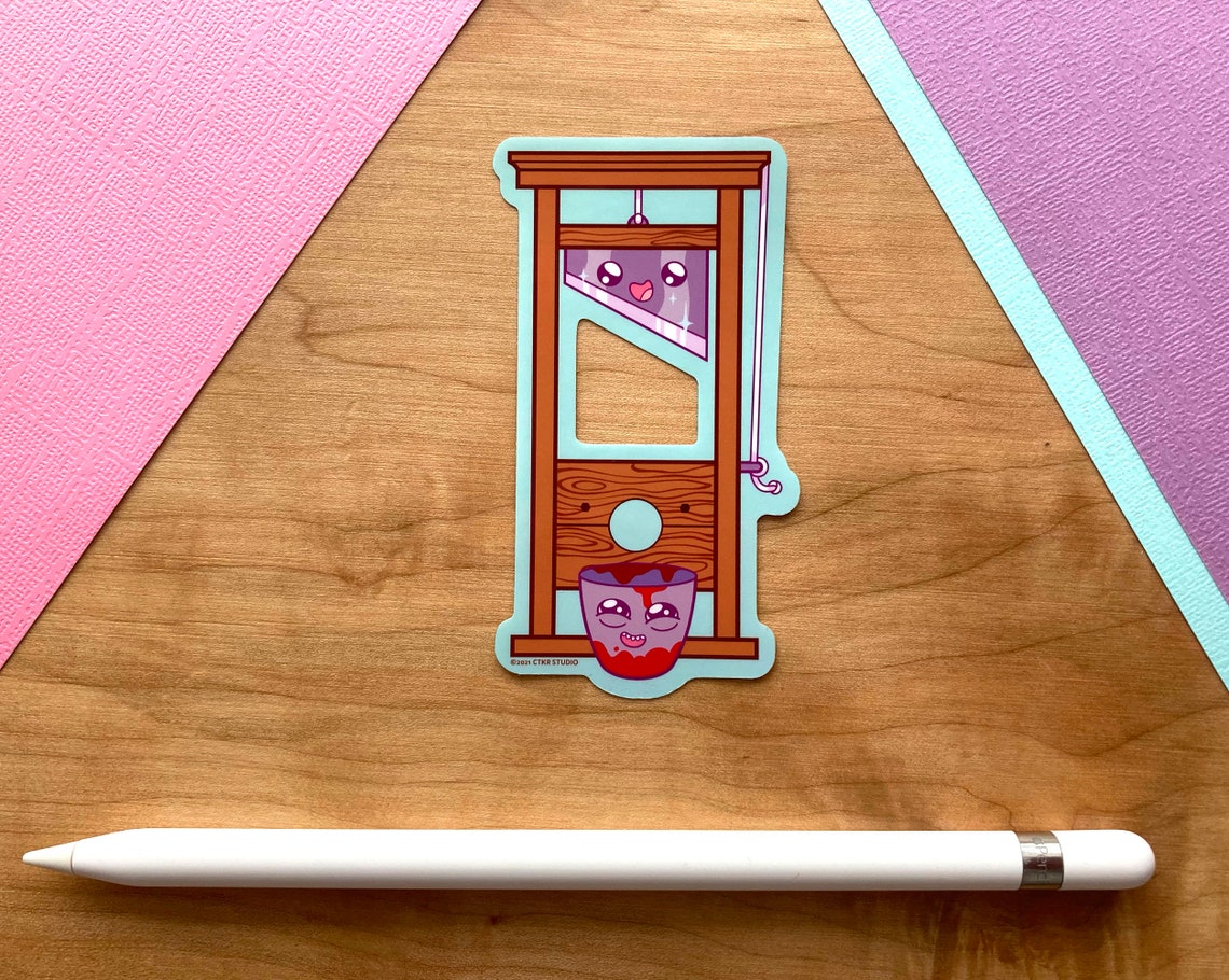 VS013 Cute Rainbow Guillotine Vinyl Stickers / Unicorn - Etsy