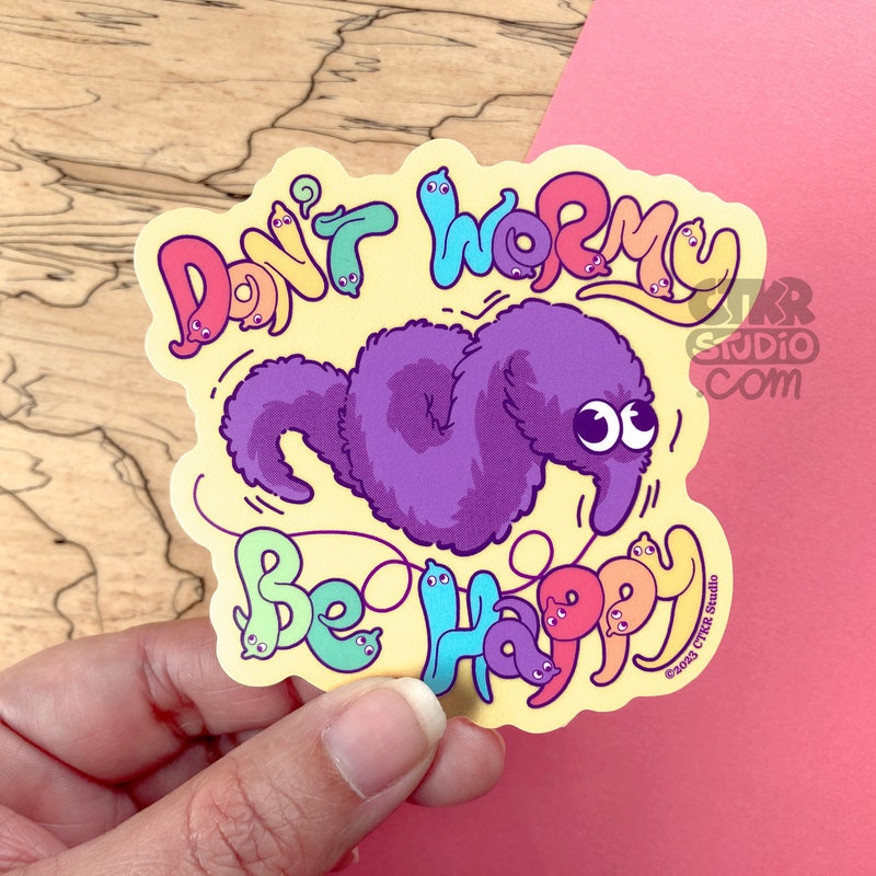 Fuzzy Worm Toy - Etsy