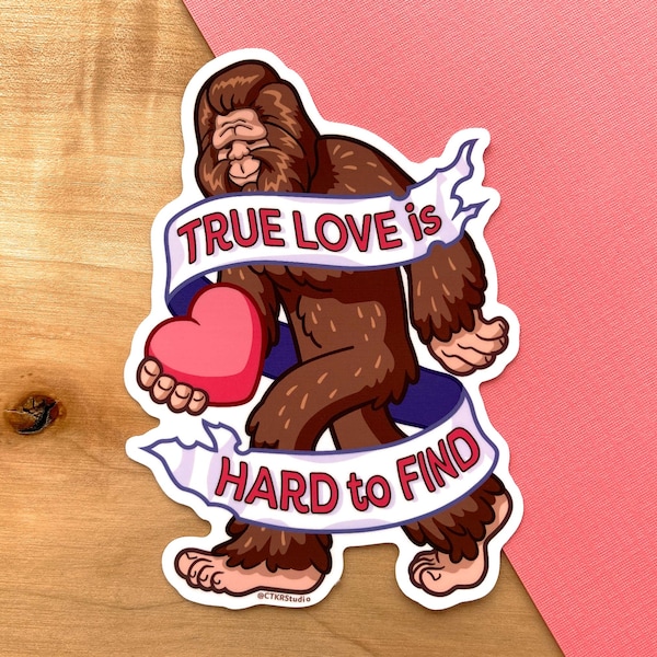 Sasquatch Valentine - Etsy